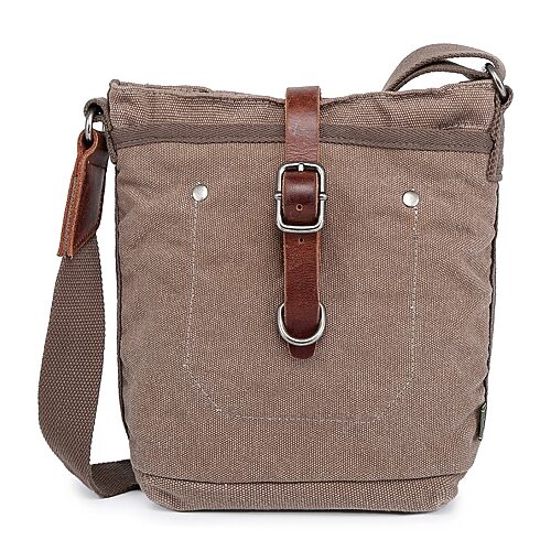 Click here for Tsd Brand Forest Canvas Crossbody Bag - Khaki prices