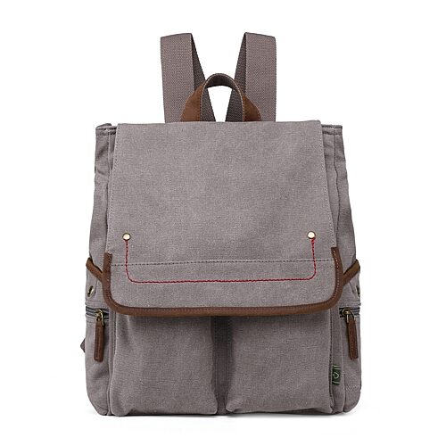 Click here for Tsd Brand Atona Canvas Backpack - Gray prices