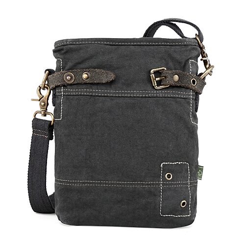 Click here for Tsd Brand Coastal Canvas Crossbody Bag - Gray prices