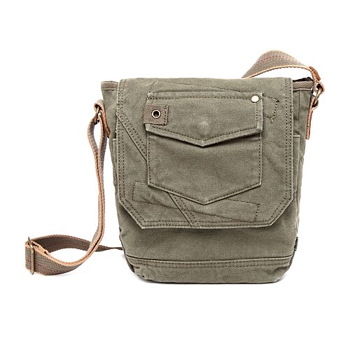 Click here for Tsd Brand Spring Palm Canvas Crossbody Bag - Olive prices