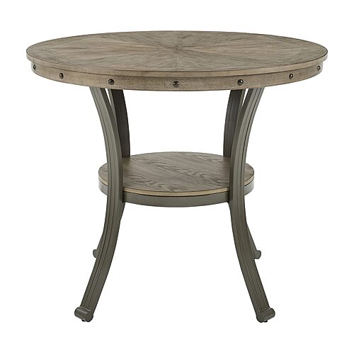 Click here for Firview Counter Height Round Wood-Top Dining Table... prices