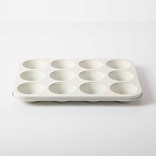 Martha Stewart Color Bake 12-cup Non-Stick Muffin Pan  One Size  Beige