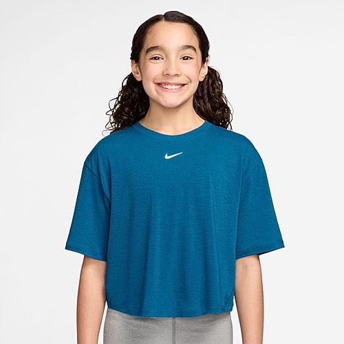 Click here for Nike Dri-Fit One Big Kid Girls Crew Neck Short Sle... prices