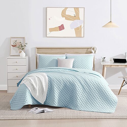 Click here for Swift Home Bubble Floral Farmhouse Pinsonic 3pc. Q... prices