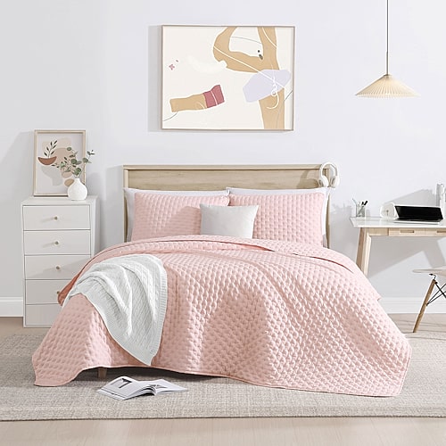 Click here for Swift Home Bubble Floral Farmhouse Pinsonic 3pc. Q... prices