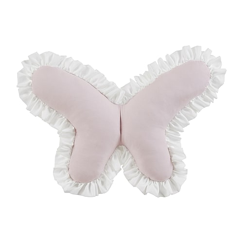 Click here for INK+IVY Kids Ruffled Butterfly Throw Pillow  One S... prices