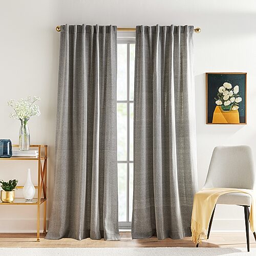 Click here for Peri Home Herringbone Back Tab Light-Filtering Set... prices