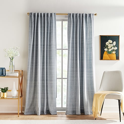Click here for Peri Home Herringbone Back Tab Light-Filtering Set... prices