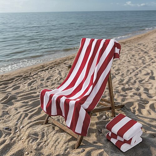 Click here for Oceanfront Resort Classic Cabana Stripe 4-pc. Beac... prices