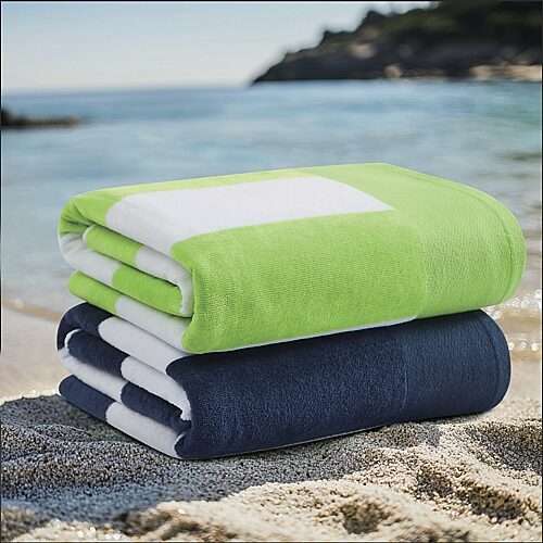 Click here for Oceanfront Resort Cabana Stripe Jacquard 2-pc. Bea... prices