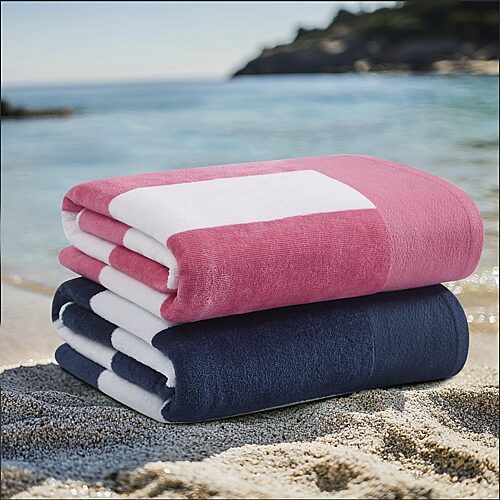 Click here for Oceanfront Resort Cabana Stripe Jacquard 2-pc. Bea... prices
