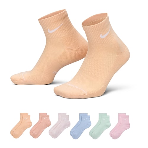 Click here for Nike Womens 6 Pair Quarter Ankle Socks  Medium  Or... prices