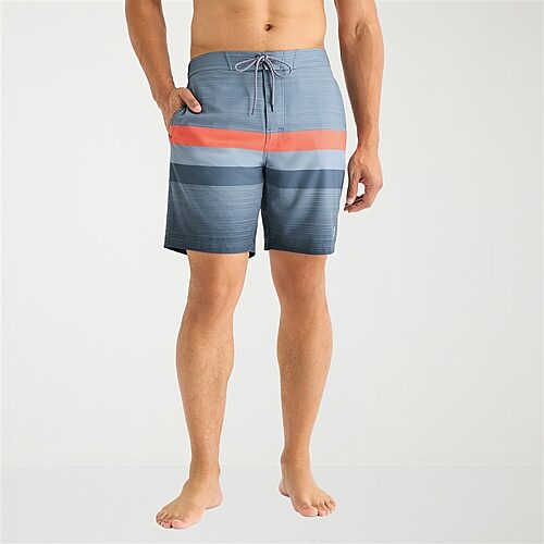 Click here for Free Country Seabreeze Stripe Mens 8 Striped Swim... prices