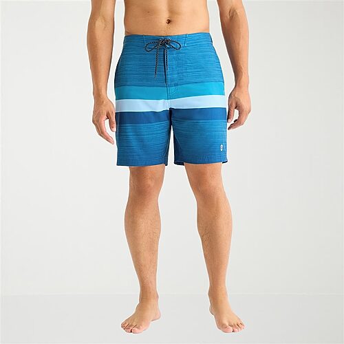 Click here for Free Country Seabreeze Stripe Mens 8 Striped Swim... prices