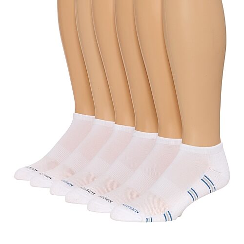 Click here for Van Heusen Mens 6 Pair Low Cut Socks  10-13  White prices