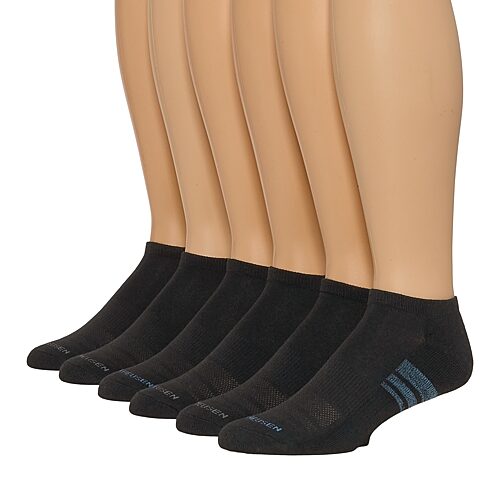 Click here for Van Heusen Mens 6 Pair Low Cut Socks  10-13  Black prices