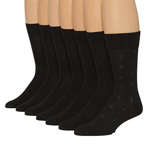 Click here for Van Heusen Fancy Dress Mens 7 Pair Crew Socks  10-... prices