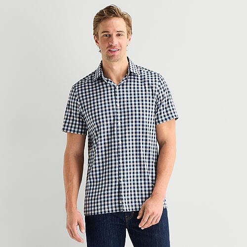 Click here for Stafford Cool Tech Mens Short Sleeve Regular Fit S... prices