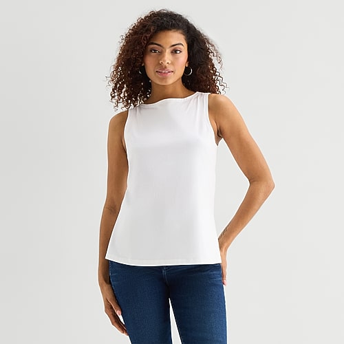 Click here for a.n.a Womens Round Neck Sleeveless Tank Top  Xx-la... prices