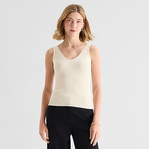 Click here for a.n.a Womens V Neck Sleeveless Pullover Sweater  X... prices