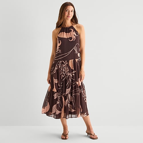 Click here for a.n.a Womens Halter Neck Sleeveless Maxi Dress  X-... prices