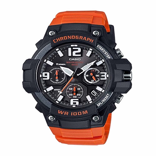 Click here for Casio Mens Orange Strap Watch Mcw100h-4av  One Siz... prices