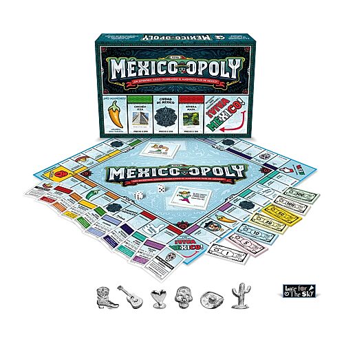 Click here for Late For The Sky Mexico-Opoly: Spanish Board Game... prices