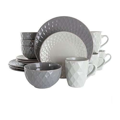 Click here for Elama Tahitian Diamond 16 Pc. Dinnerware Set  Serv... prices