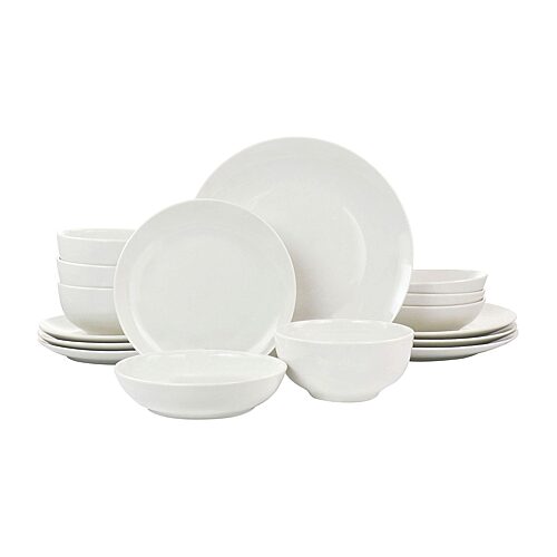 Click here for Elama Camellia 16-pc. Porcelain Dinnerware Set  On... prices