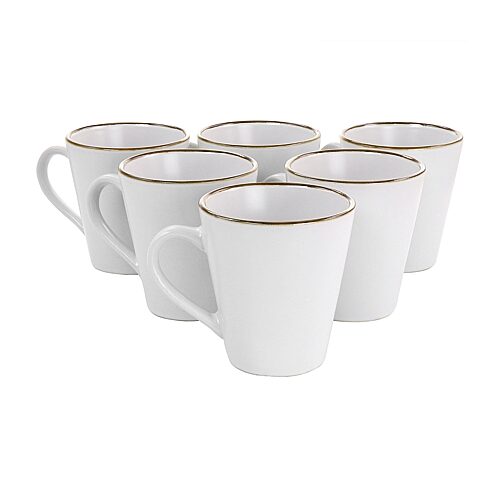 Elama Arthur 6-pc. Coffee Mug  One Size  White