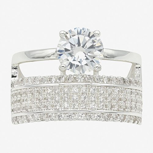 Click here for Sparkle Allure Womens Cubic Zirconia Pure Silver O... prices