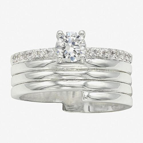 Click here for Sparkle Allure Womens Cubic Zirconia Pure Silver O... prices