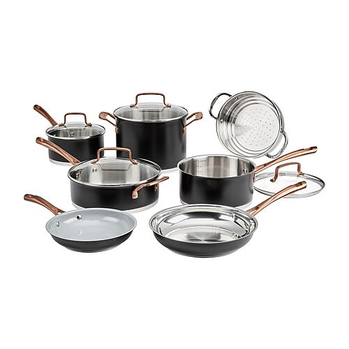 Click here for Cuisinart Matte Black Elegance 11-Pc. Cookware Set... prices