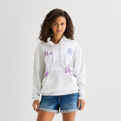 Click here for Womens Juniors Long Sleeve Fleece Hoodie  Xx-large... prices