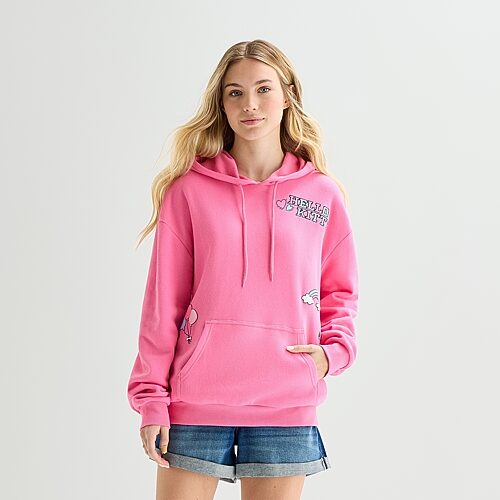 Click here for Womens Juniors Long Sleeve Hello Kitty Fleece Hood... prices