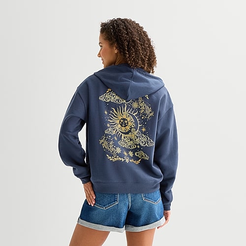 Click here for Nature Full Zip Womens Juniors Long Sleeve Hoodie... prices