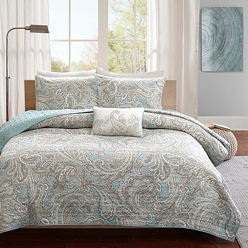 Click here for Madison Park Pure Ronan 4-Pc. Quilt Set  Full/Quee... prices