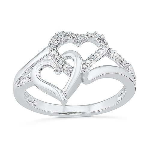 Click here for Womens Diamond Accent Natural White Diamond Sterli... prices