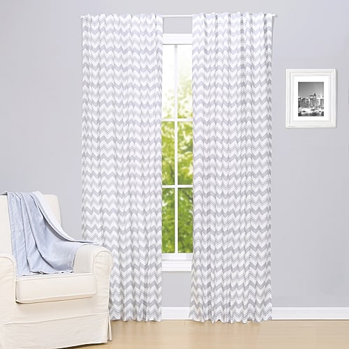 Click here for The Peanutshell Rod Pocket Curtain Panel  One Size... prices