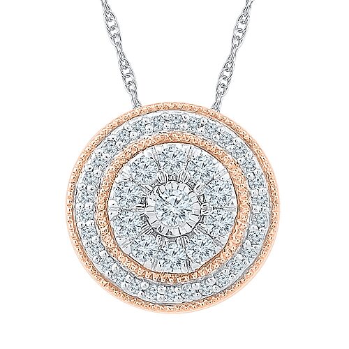 Click here for Womens 1/2 CT. T.W. Natural White Diamond 10K Two... prices