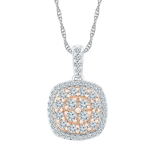 Click here for Womens 1 CT. T.W. Natural White Diamond 10K Two To... prices