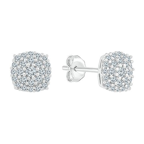 Click here for 1/4 CT. T.W. Natural White Diamond 10K Gold 5.8mm... prices