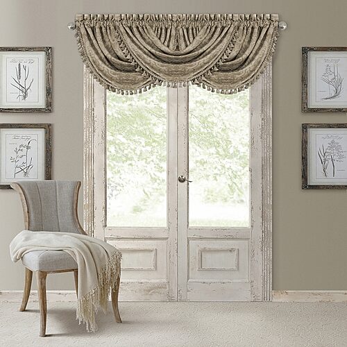 Click here for Elrene Home Fashions Antonia Rod Pocket Waterfall... prices
