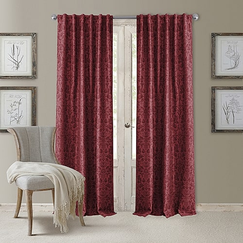 Click here for Antonia 52 x 84 Blackout Curtain Panel - Rouge prices
