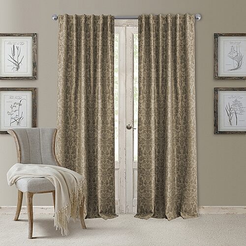 Click here for Antonia 52 x 84 Blackout Curtain Panel - Taupe prices