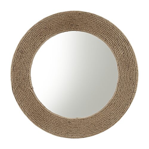 Click here for Madison Park Cove Round Jute Decorative Wall Mirro... prices