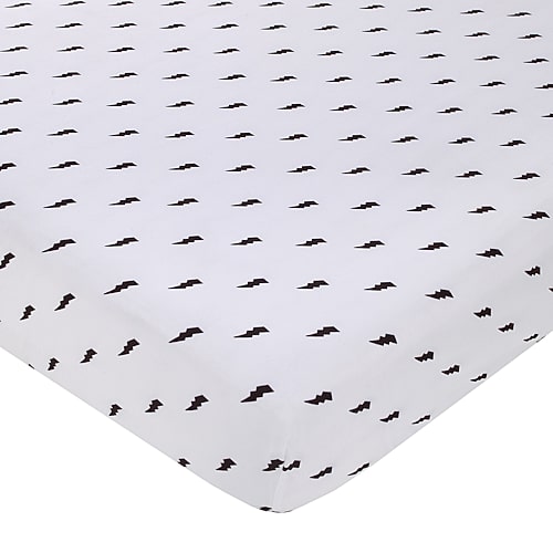 Click here for NoJo Lightning Bolt Print Crib Sheet prices