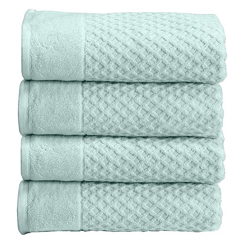 Click here for Linery Cotton Quick-Dry Textured 4 Pc Bath Towels... prices