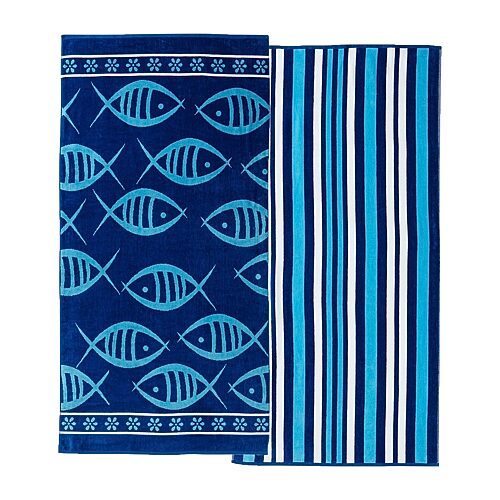 Click here for Linery Printed 2-pc. Quick Dry Beach Towel  One Si... prices