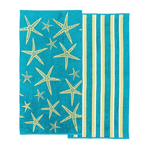 Click here for Linery Printed 2-pc. Quick Dry Beach Towel  One Si... prices